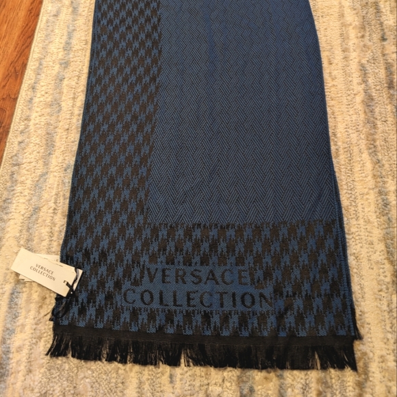 Versace | Accessories | Versace Scarf 0 Wool Made In Italy Brand New ...